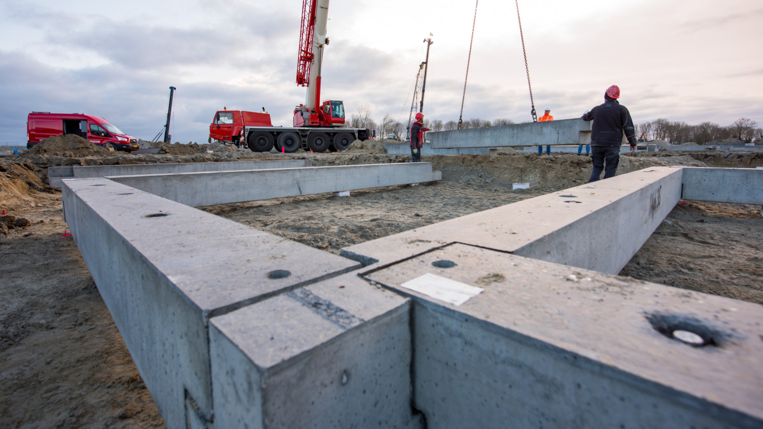 Funderingsbalken - Schokindustrie