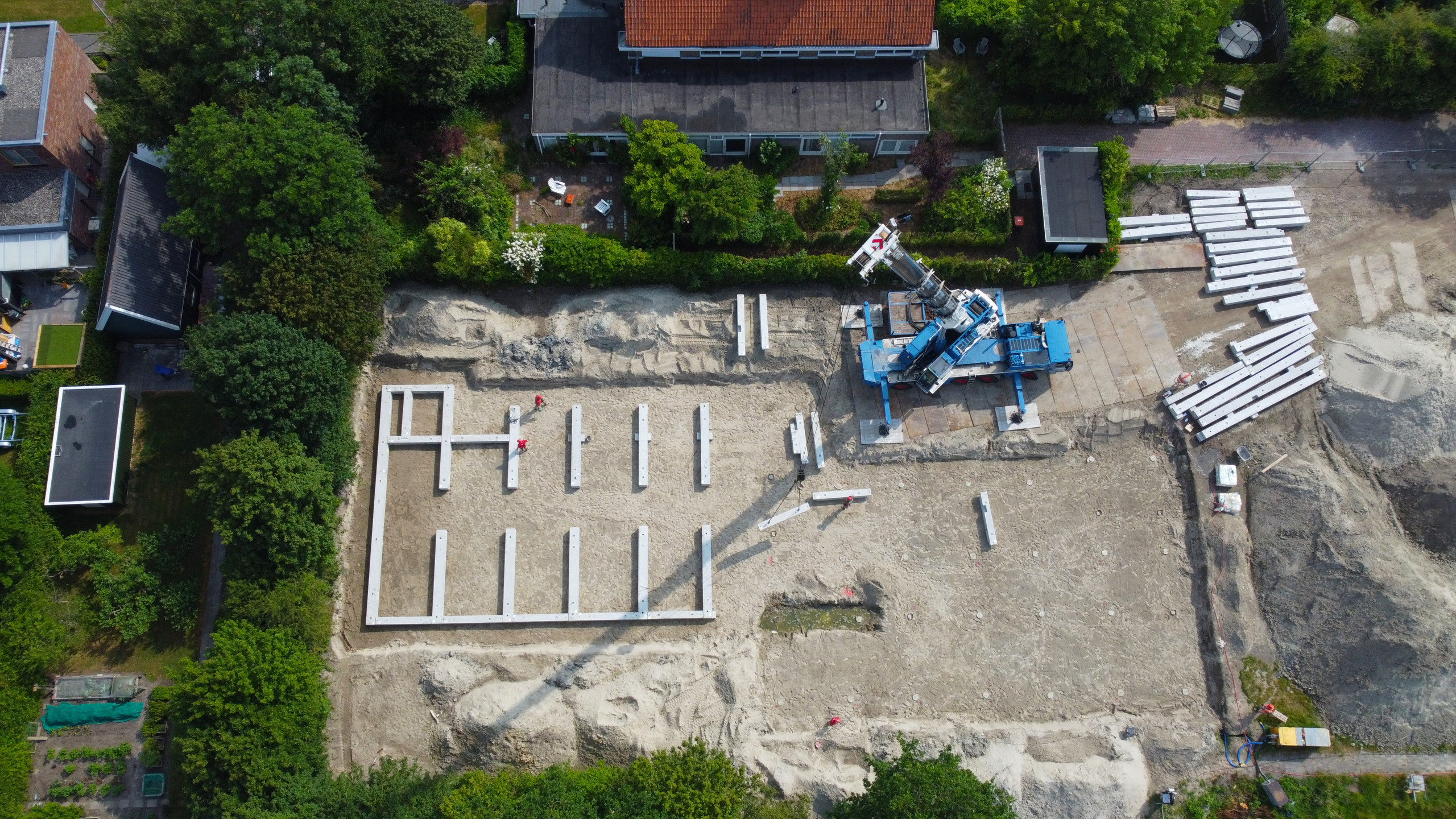 Funderingsbalken - Schokindustrie